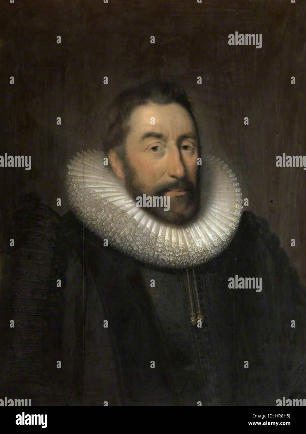 A portrait of Walter Pye, capturing the likeness of this 19th-century ...