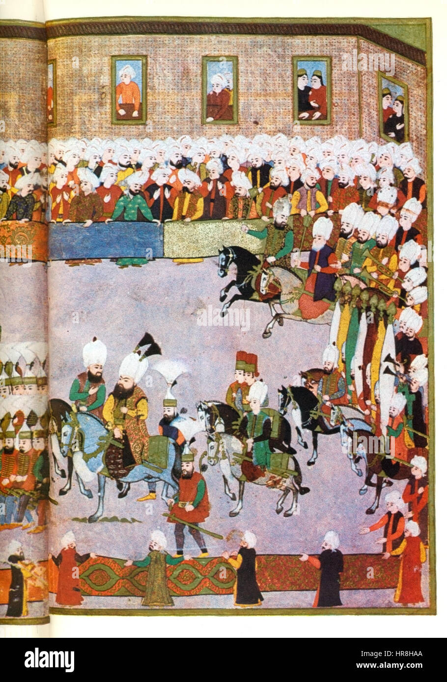 Victory parade of Mehmed III after the conquest of Eger B Stock Photo ...