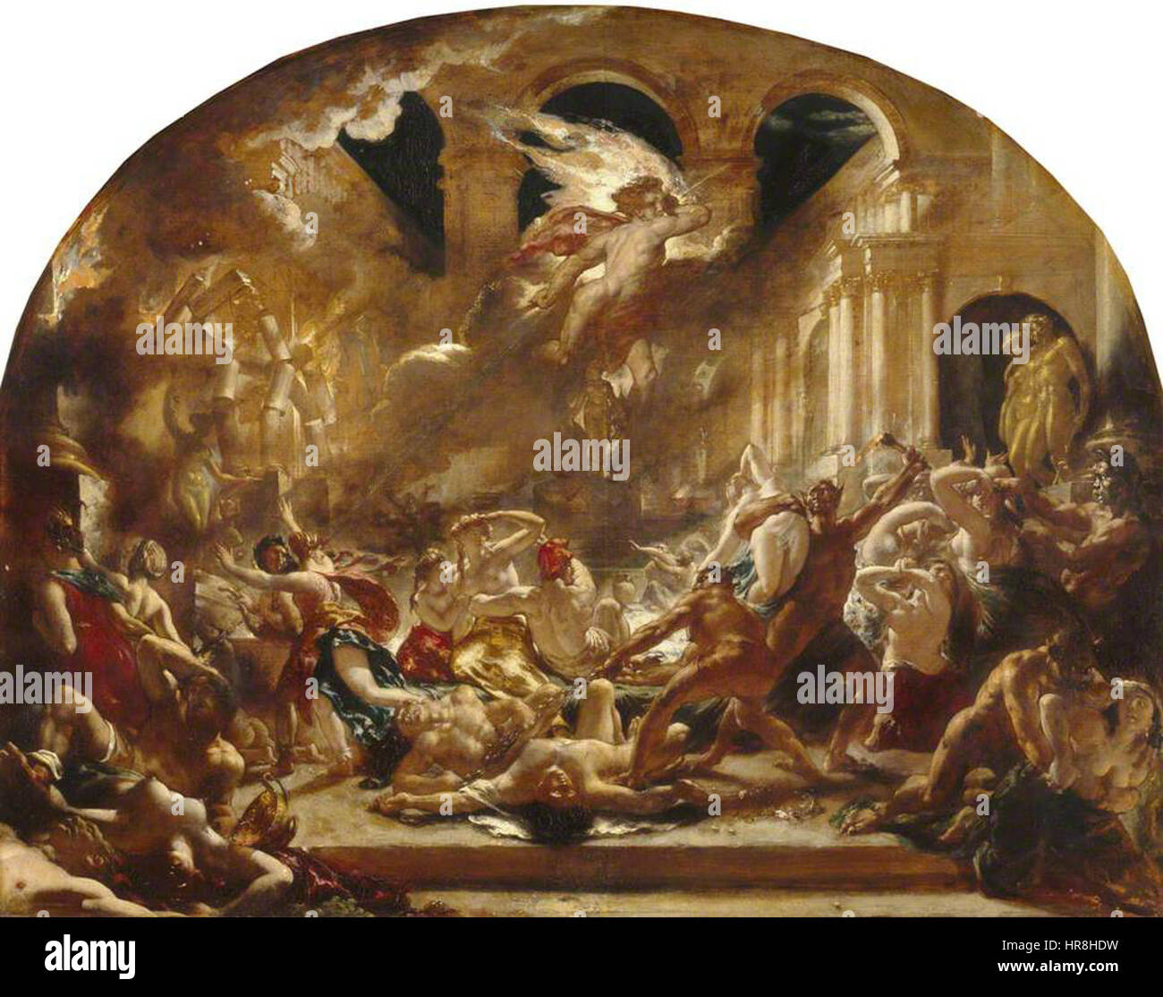 William etty the destroying angel hi-res stock photography and images ...