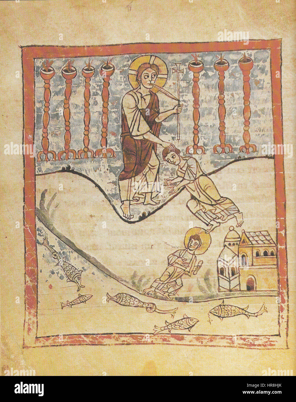 John bible manuscript hi-res stock photography and images - Alamy