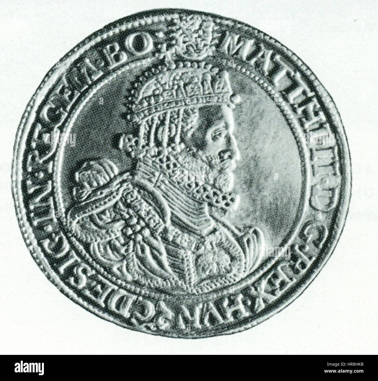 Thaler of Matthias II Stock Photo - Alamy