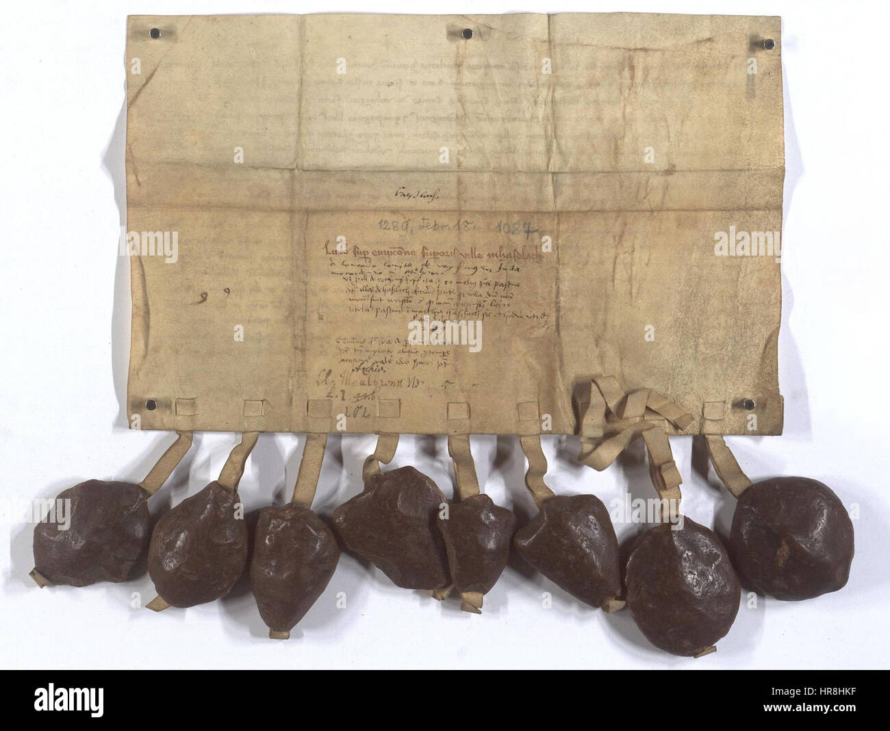 This 1289 document, issued by Konrad von Vaihingen, is an important ...