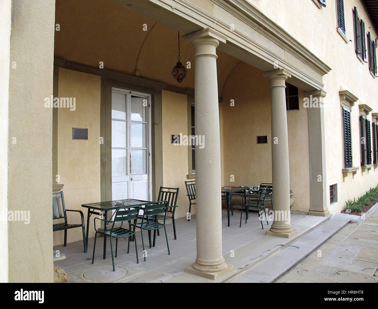 'Villa le Balze, 05' captures a view of Villa le Balze, an Italian ...