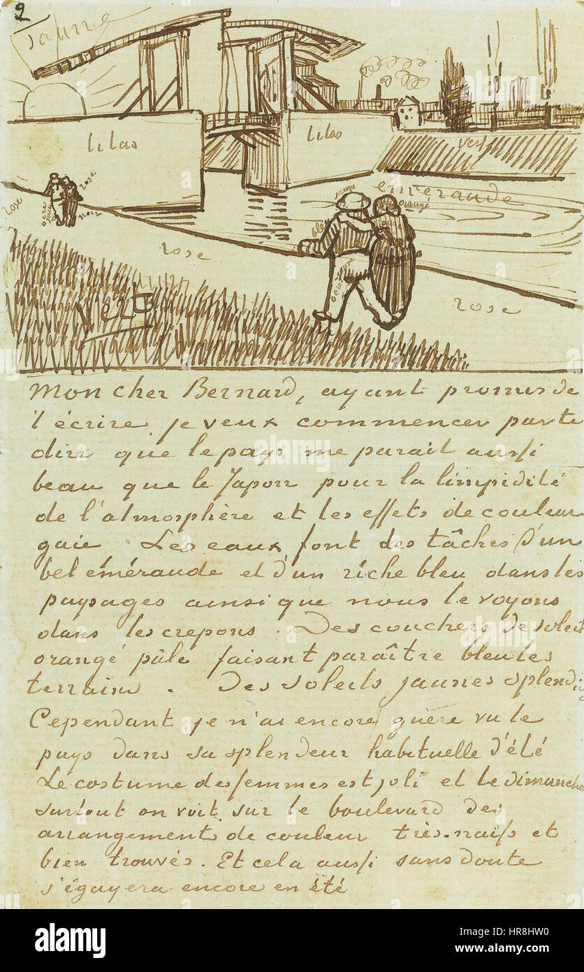 Vincent van gogh drawing hi-res stock photography and images - Alamy