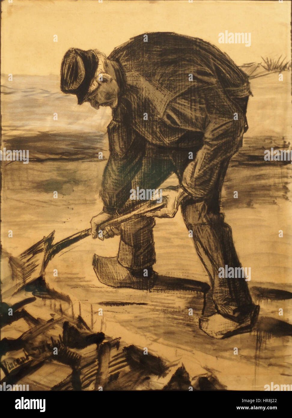 Digger drawing sketch hi-res stock photography and images - Alamy