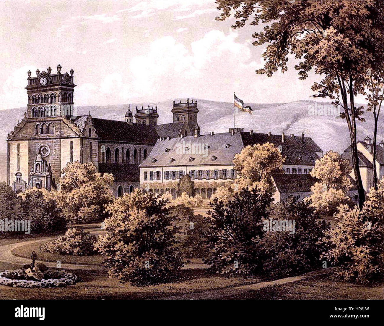 The painting 'St. Matthias' from the Sammlung Duncker collection ...