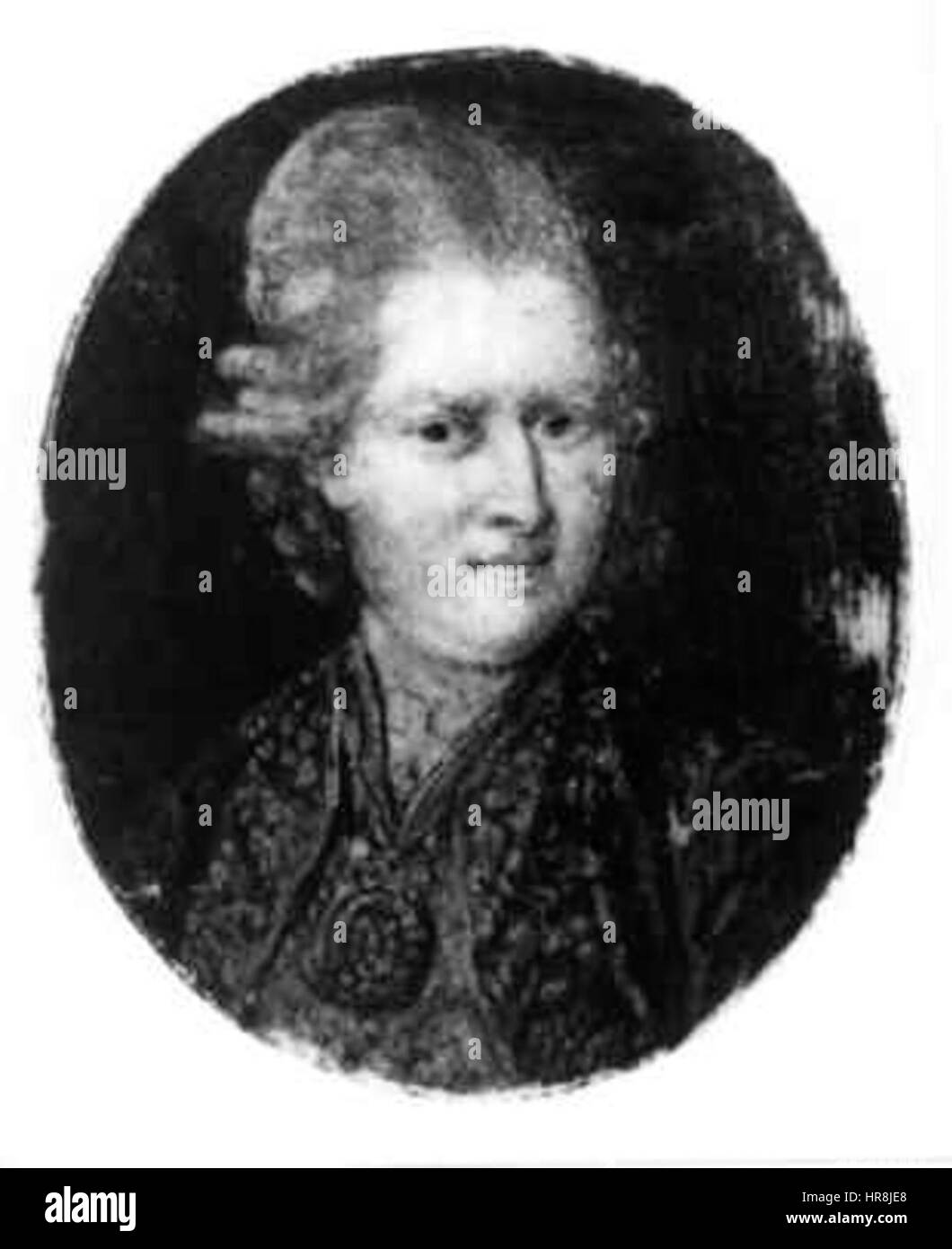 The portrait of Struensee at the Norsk Folkemuseum highlights his role ...