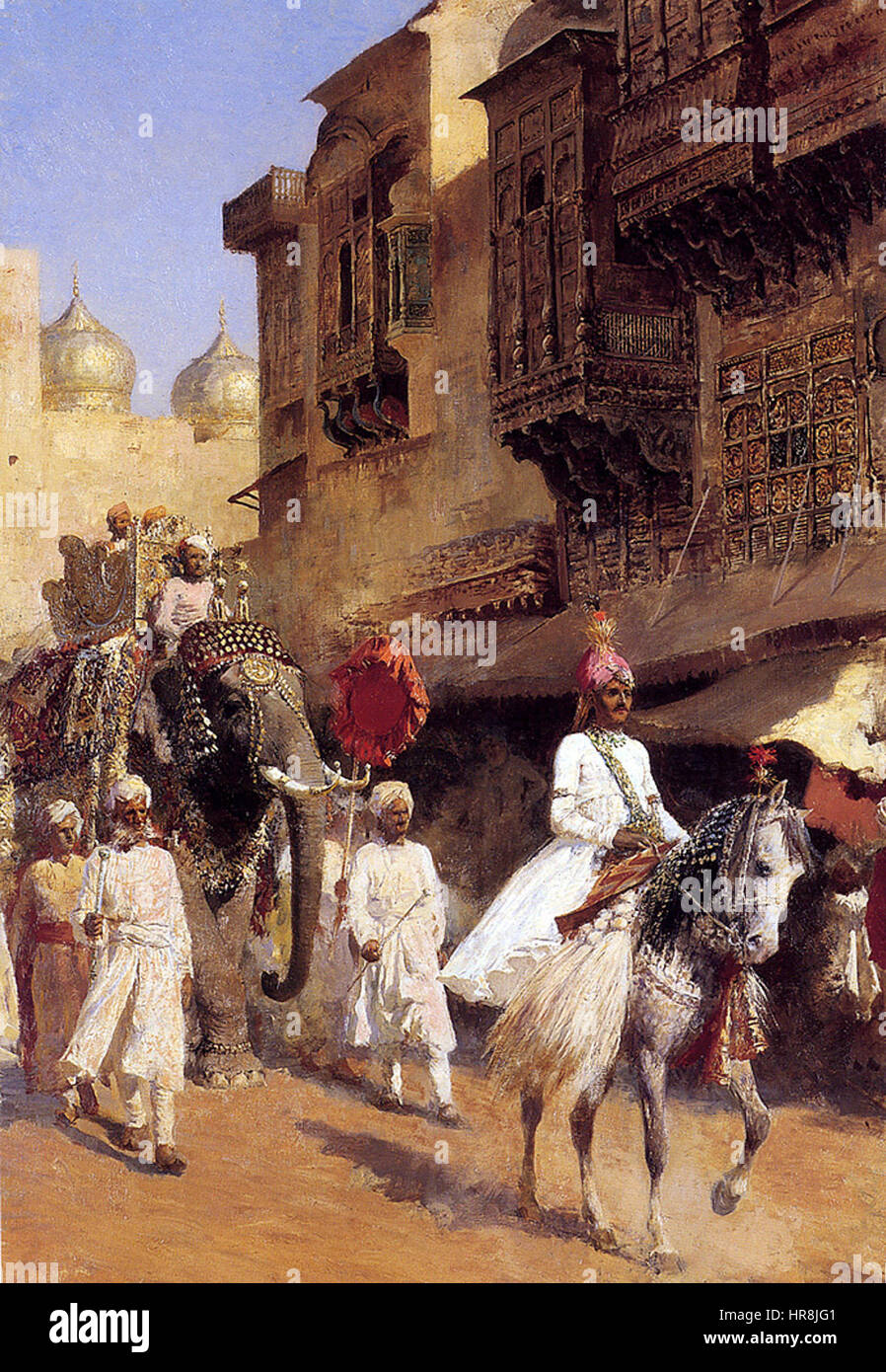 Edwin Weeks' painting 'Indian Prince and Parade Ceremony' beautifully ...