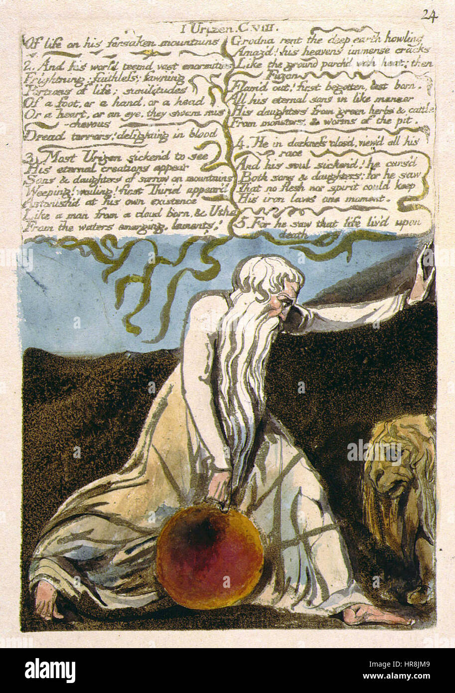 ‘The First Book of Urizen’ by William Blake is an illustrated poem ...