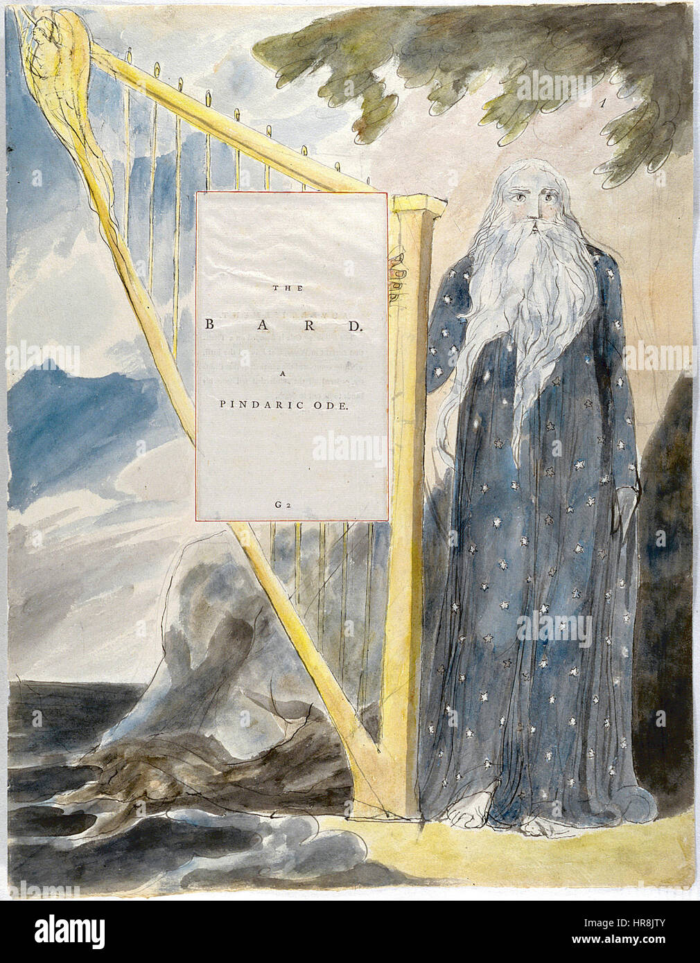 William blake poems gray design hi-res stock photography and images - Alamy