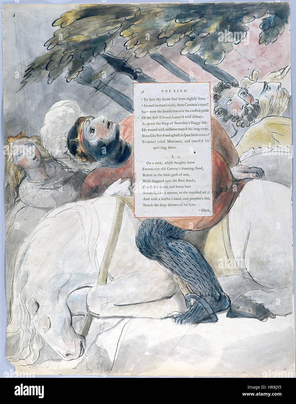William blake poems gray design hi-res stock photography and images - Alamy