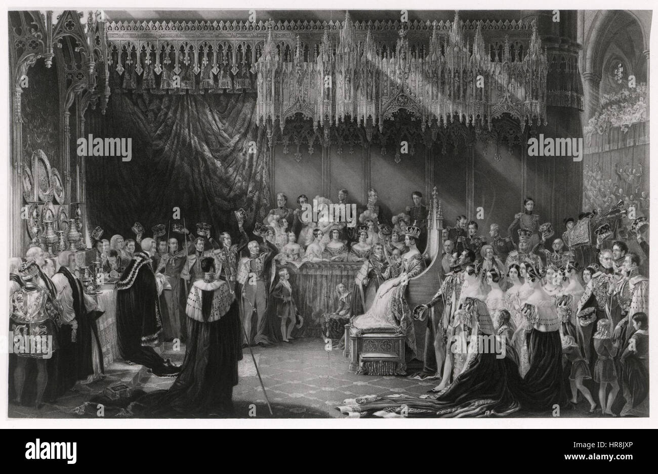 The Coronation of Queen Victoria, 28 June 1838' (Queen Victoria) by Sir ...