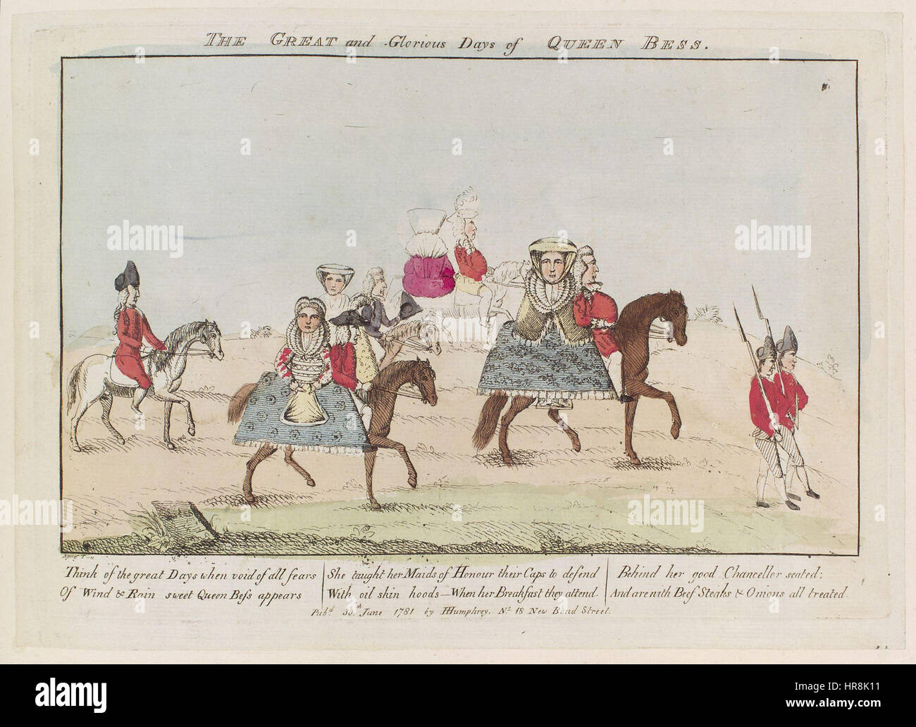 'The Great and Glorious Days of Queen Bess' by Hannah Humphrey is a ...