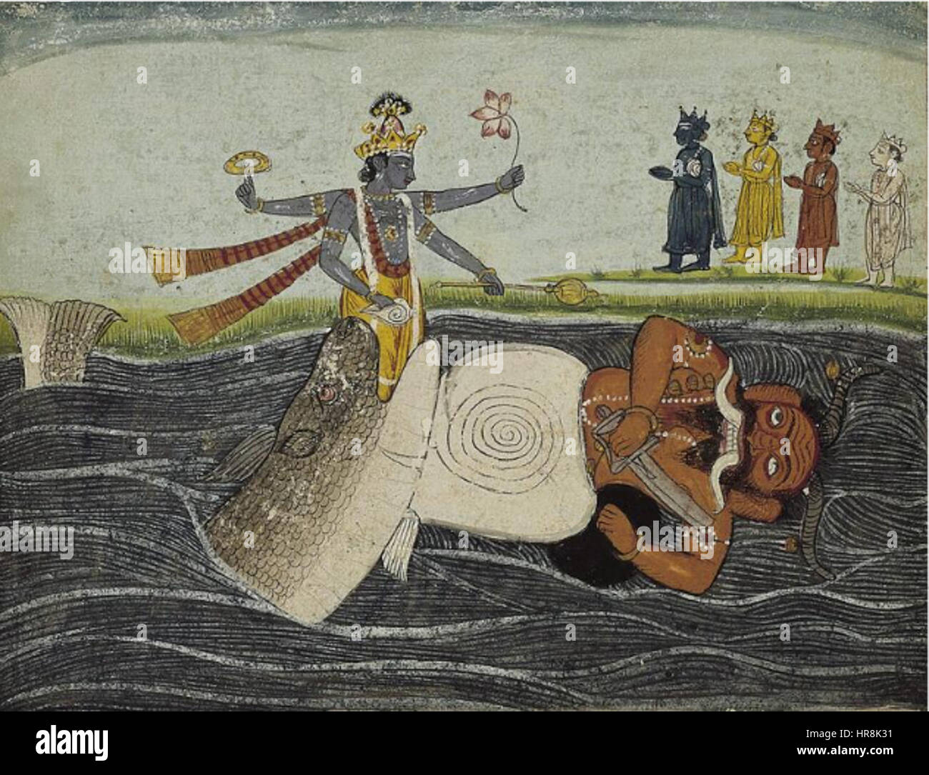 Matsya the fish hi-res stock photography and images - Alamy