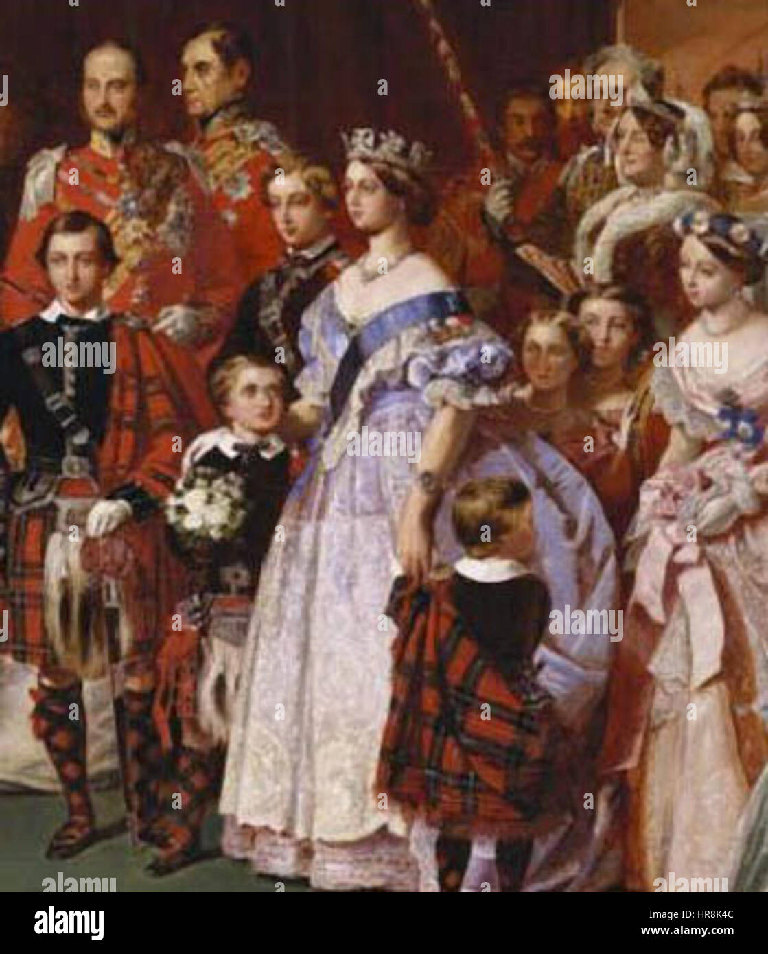 This painting commemorates the royal marriage of the Princess Royal ...