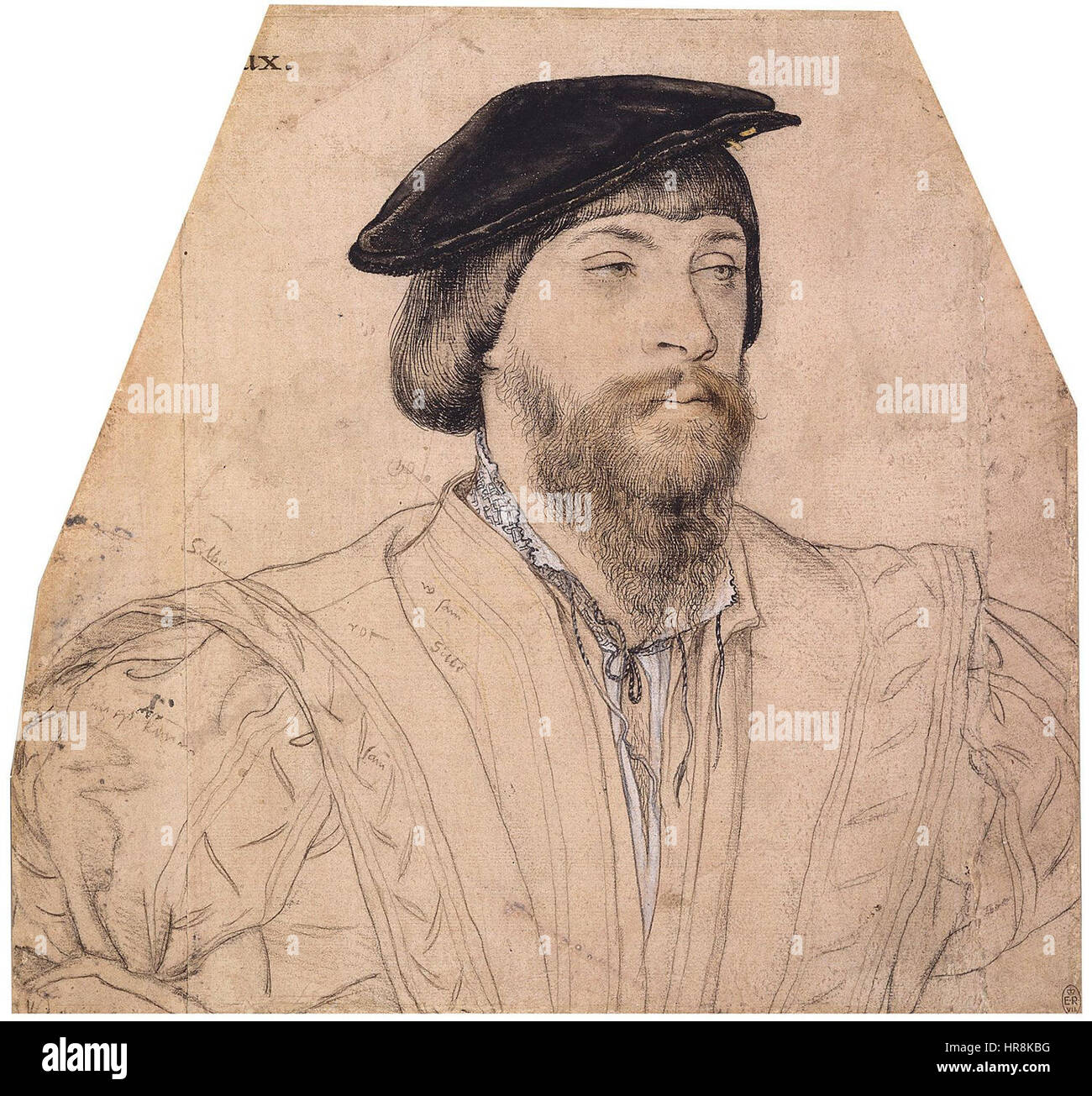 Thomas, 2nd Baron Vaux by Hans Holbein the Younger Stock Photo - Alamy