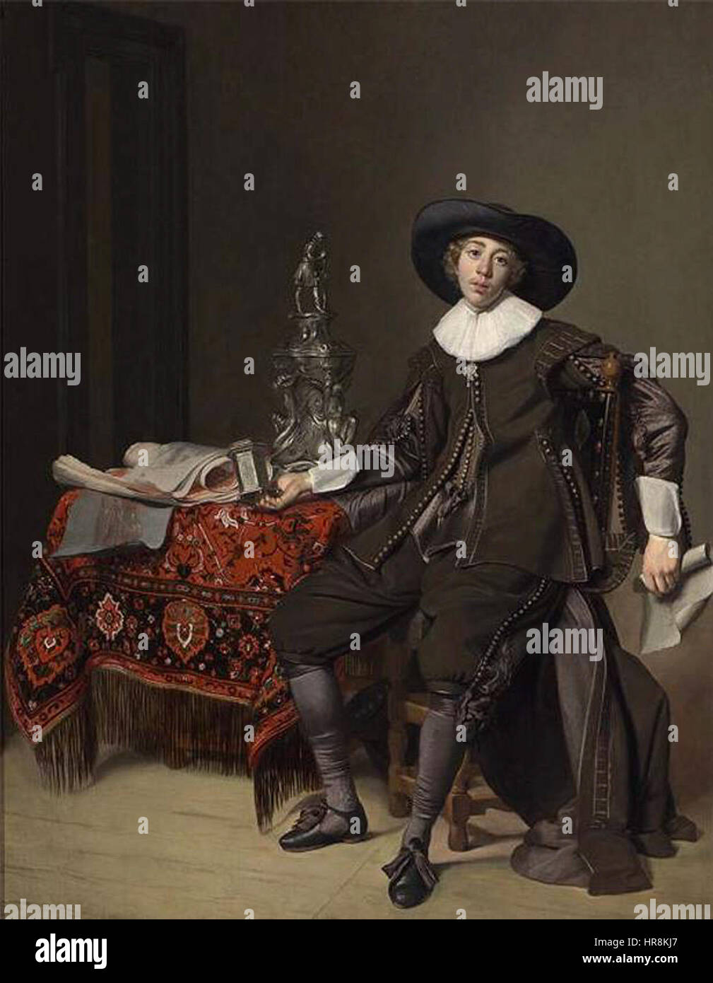*Portrait of a Silversmith* by Thomas de Keyser is a detailed 17th ...