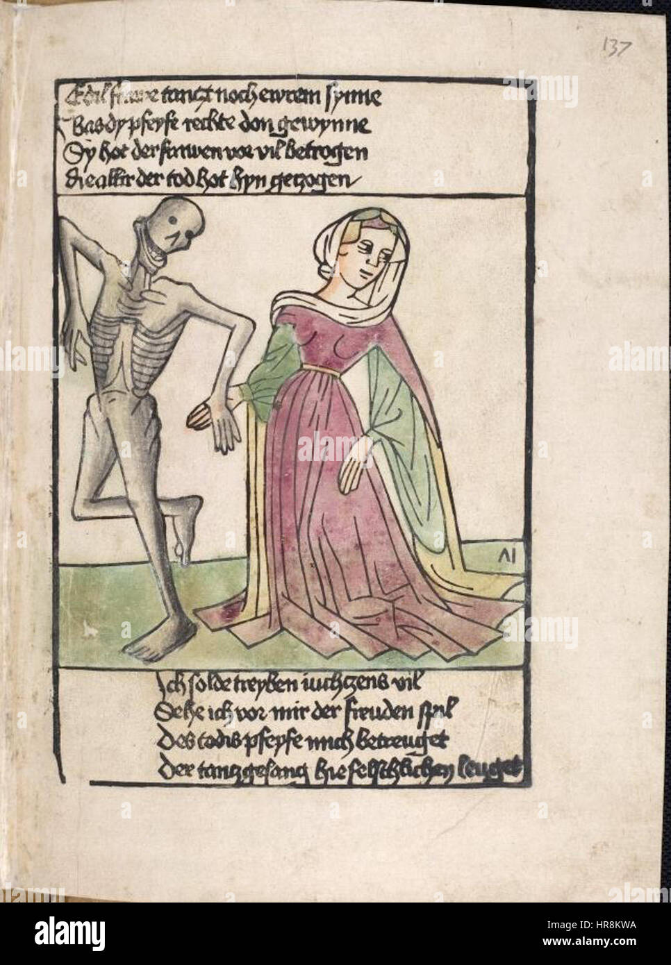 Totentanz blockbook g Stock Photo - Alamy
