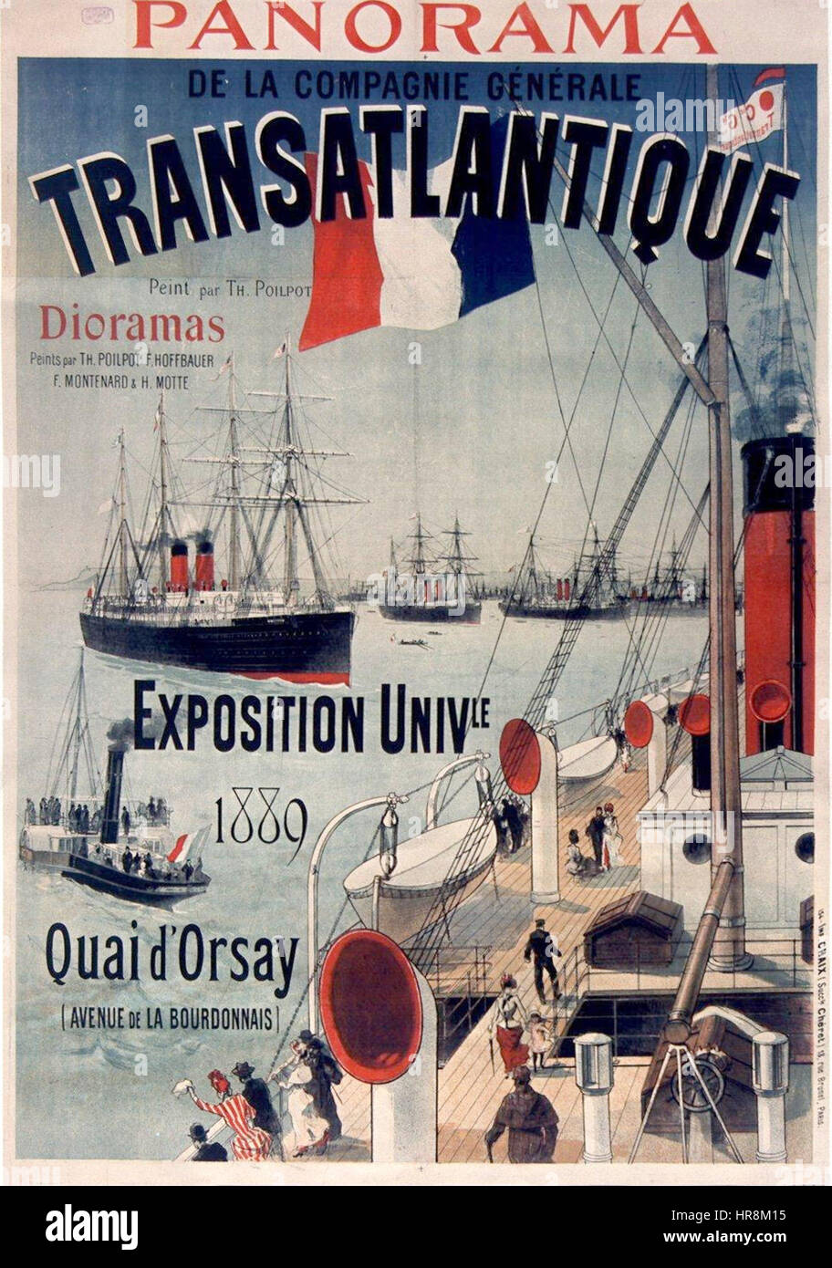'Transatlantique' by Th. Poilpot captures the grandeur and elegance of ...