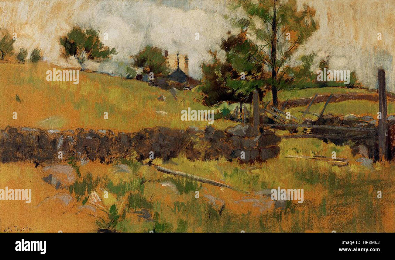 Twachtman John Spring Landscape Stock Photo - Alamy