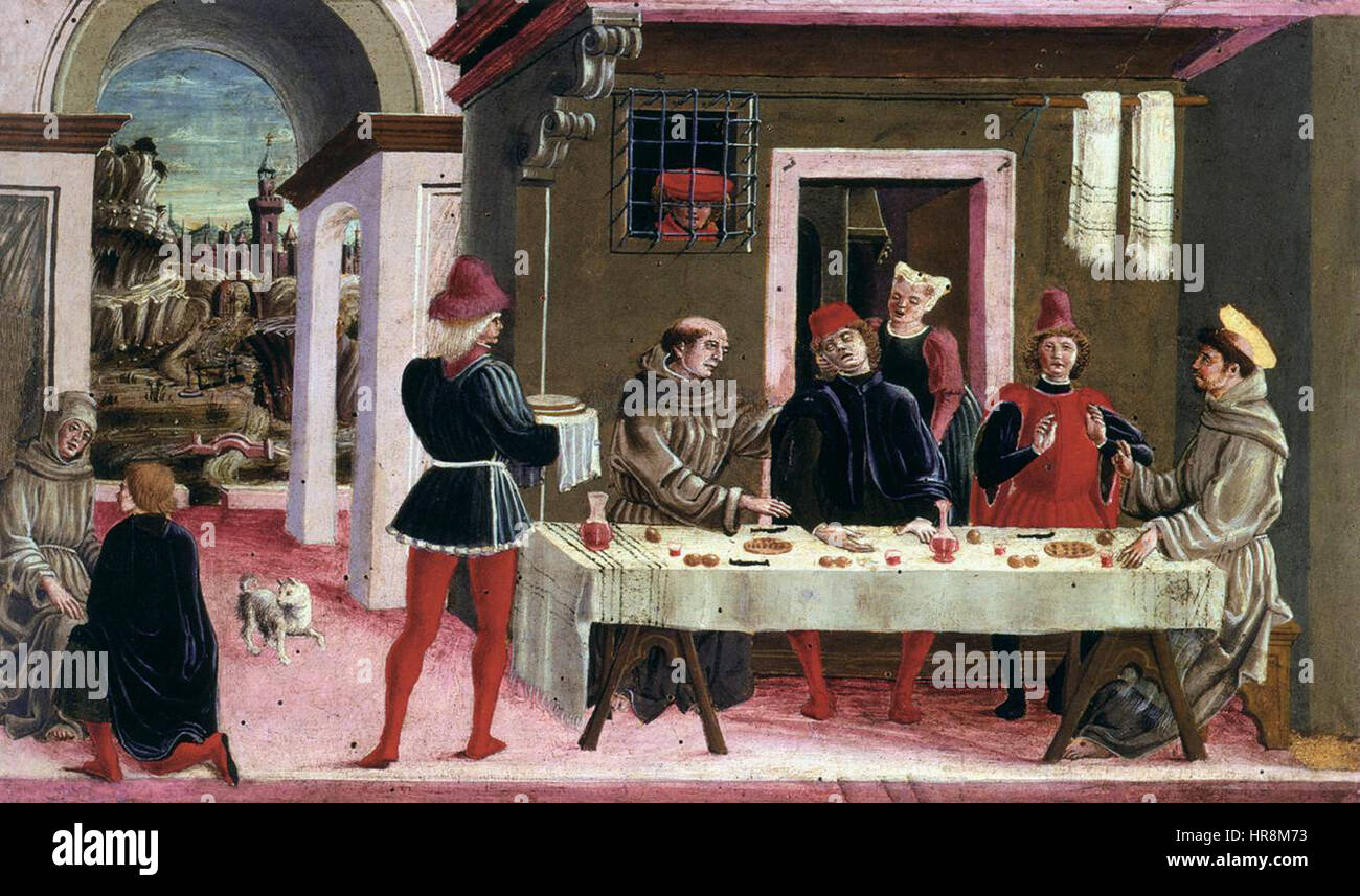 Knight in battle painting hi-res stock photography and images - Alamy