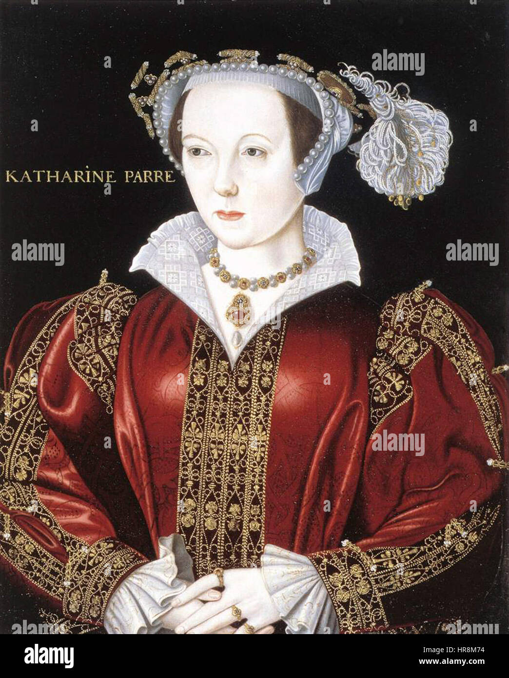 The 'Portrait of Catherine Parr' depicts Catherine Parr, the sixth wife ...