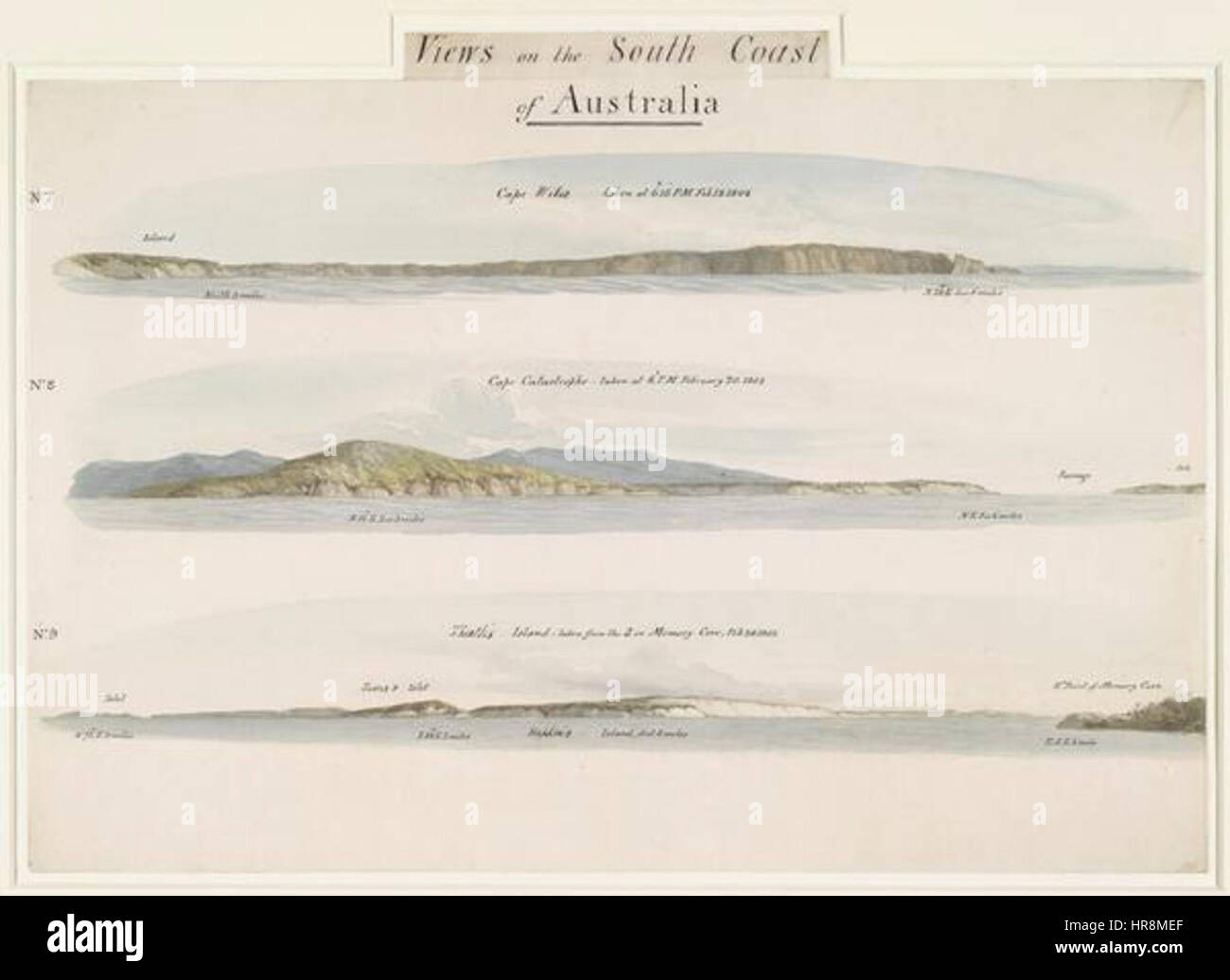 Views on the South Coast of Australia Stock Photo - Alamy