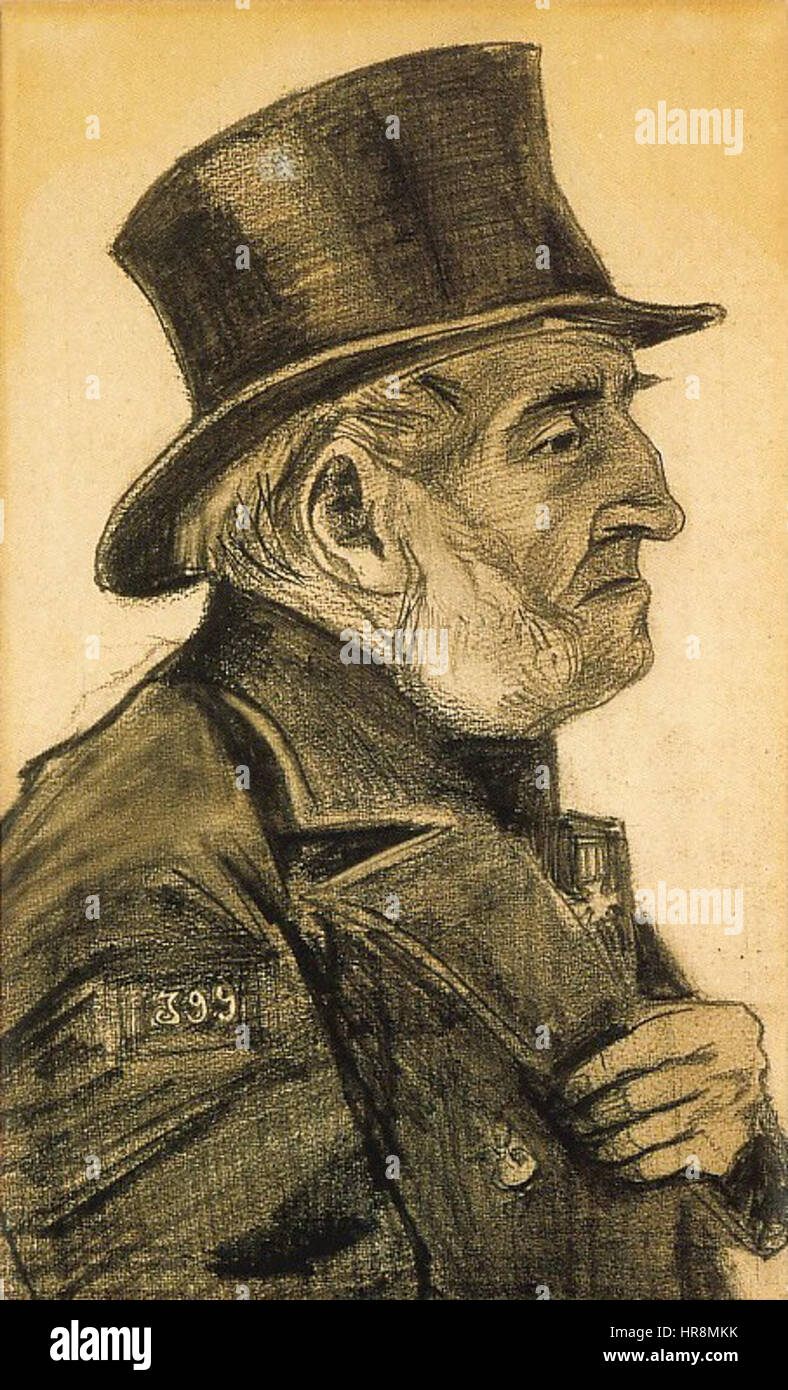 Vincent van Gogh - Orphan Man with Top Hat (F954 Stock Photo - Alamy