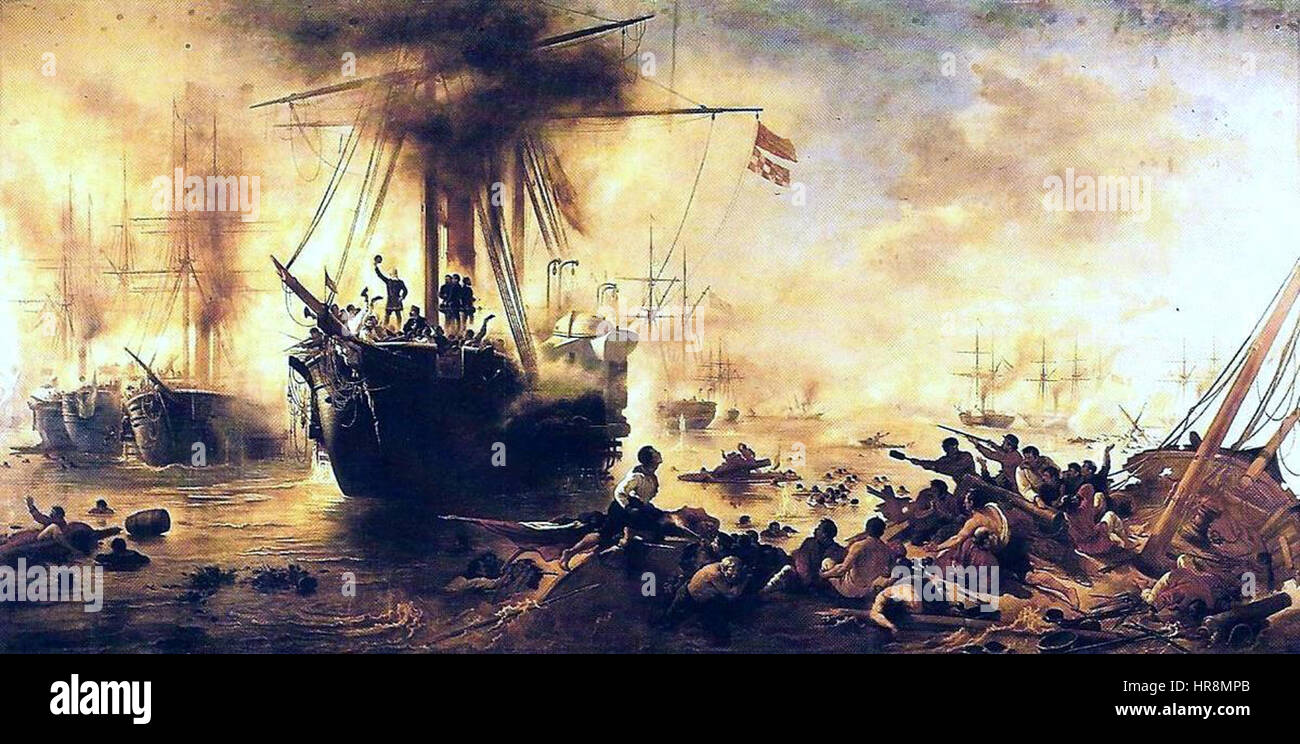 'Combate Naval do Riachuelo' by Victor Meirelles depicts a pivotal ...