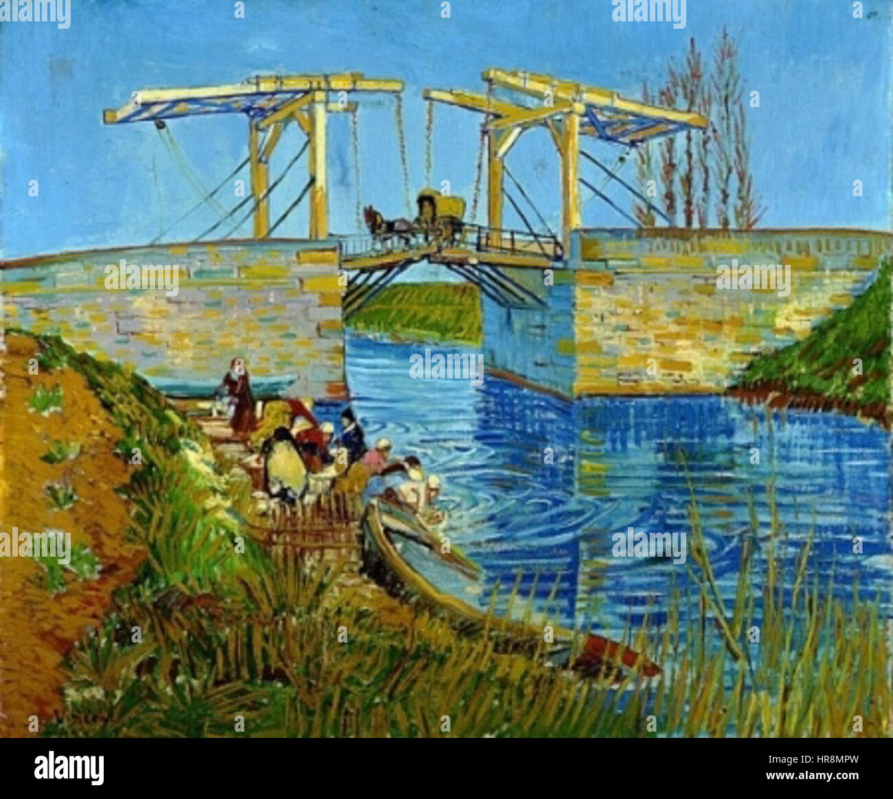 Vincent van Gogh’s 'Bridge at Arles' (Pont de Langlois) features a ...