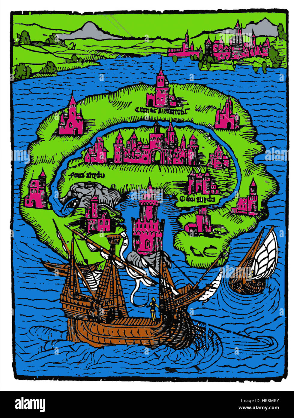 Utopia painting hi-res stock photography and images - Alamy