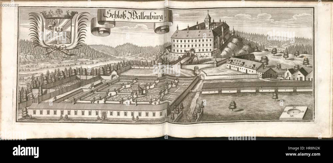 Michael Wening’s depiction of Wallenburg Schloss illustrates the ...