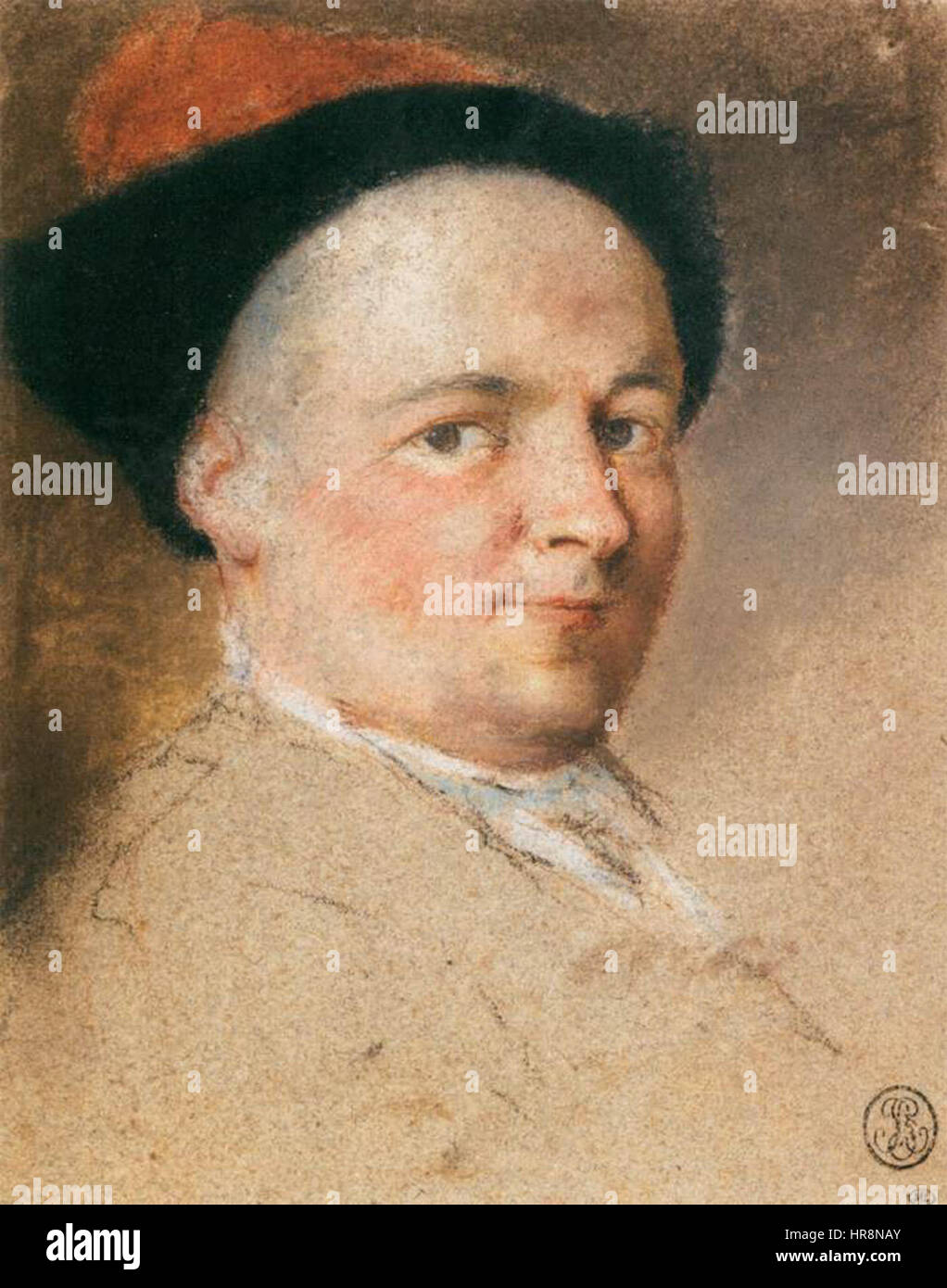 Vleughels, Nicolas - Self-Portrait - c. 1714 Stock Photo - Alamy