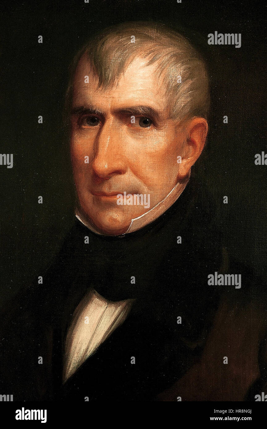This 1835 portrait of William Henry Harrison by James Reid Lambdin ...