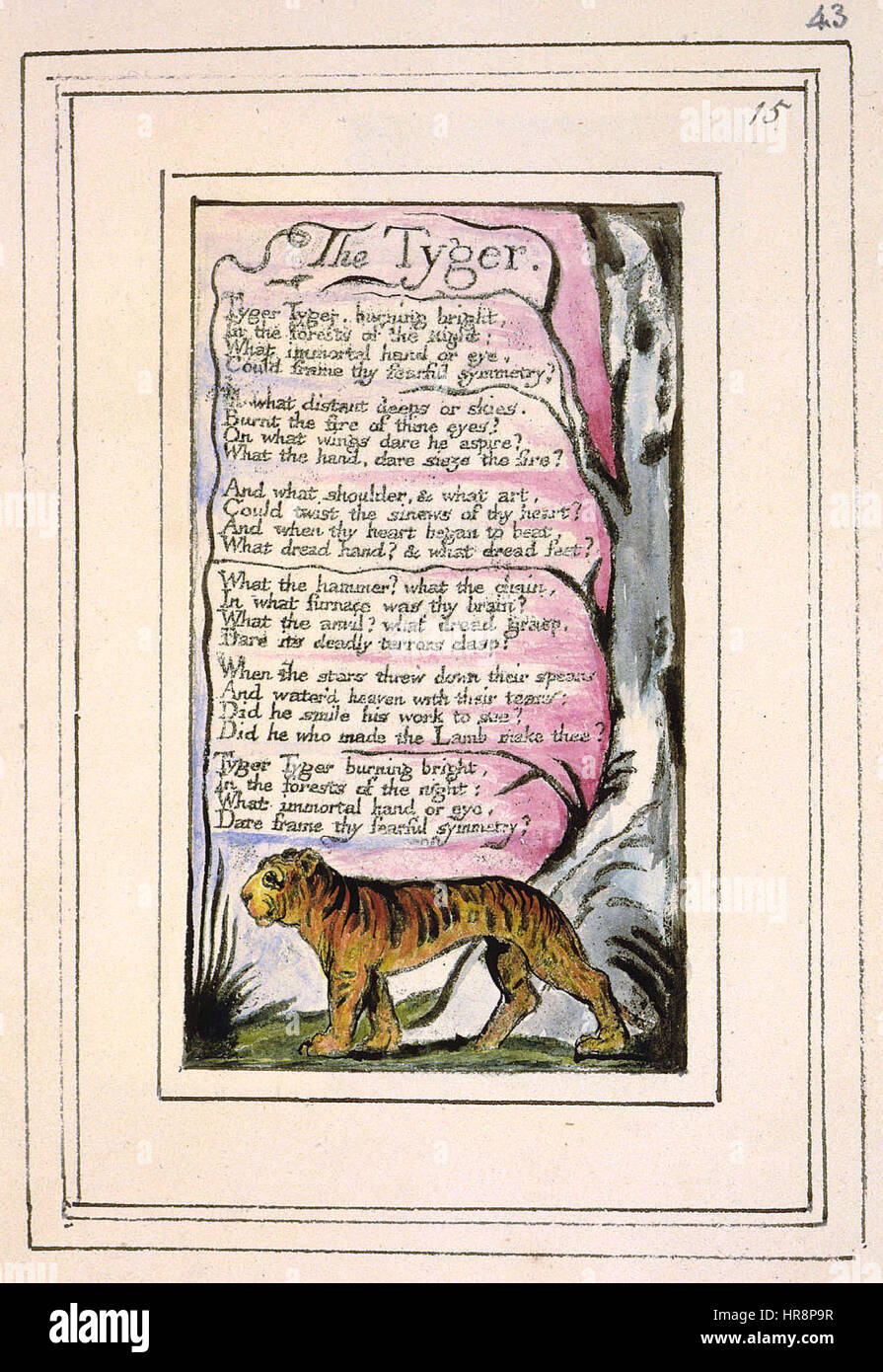 Songs of Innocence and of Experience copy R object 44 The Tyger Stock ...