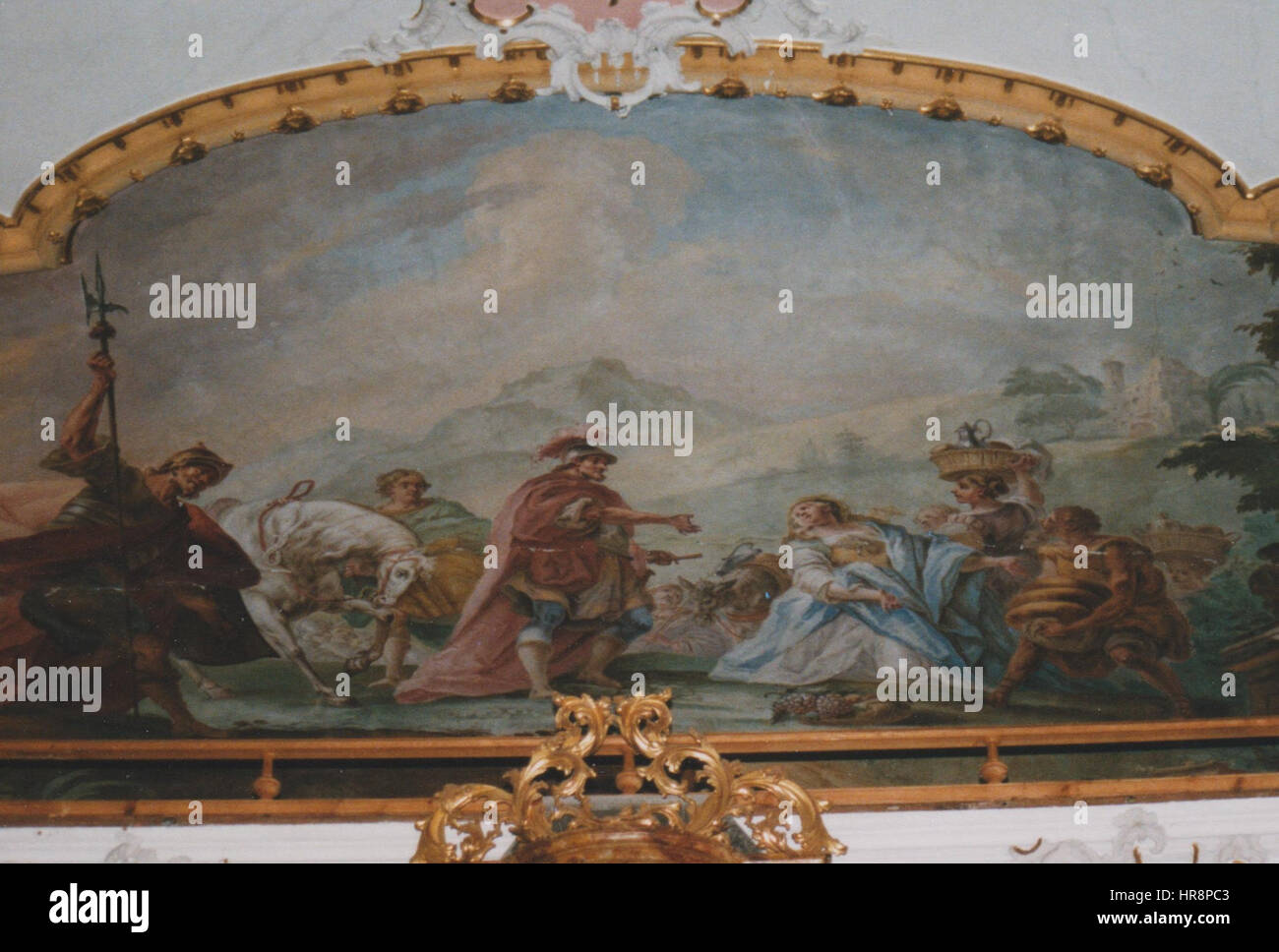 The painting of *St. Ulrich* from 1615 depicts the saint in his iconic ...