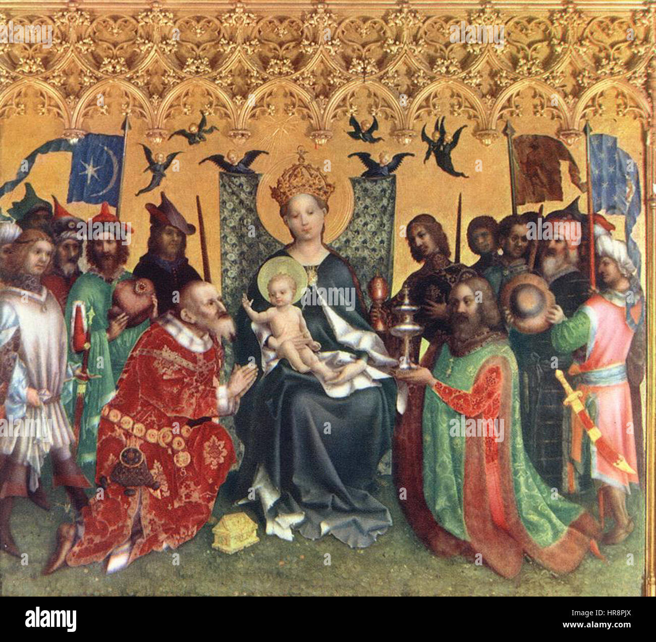 Stefan lochner, adoration of magi hi-res stock photography and images - Alamy
