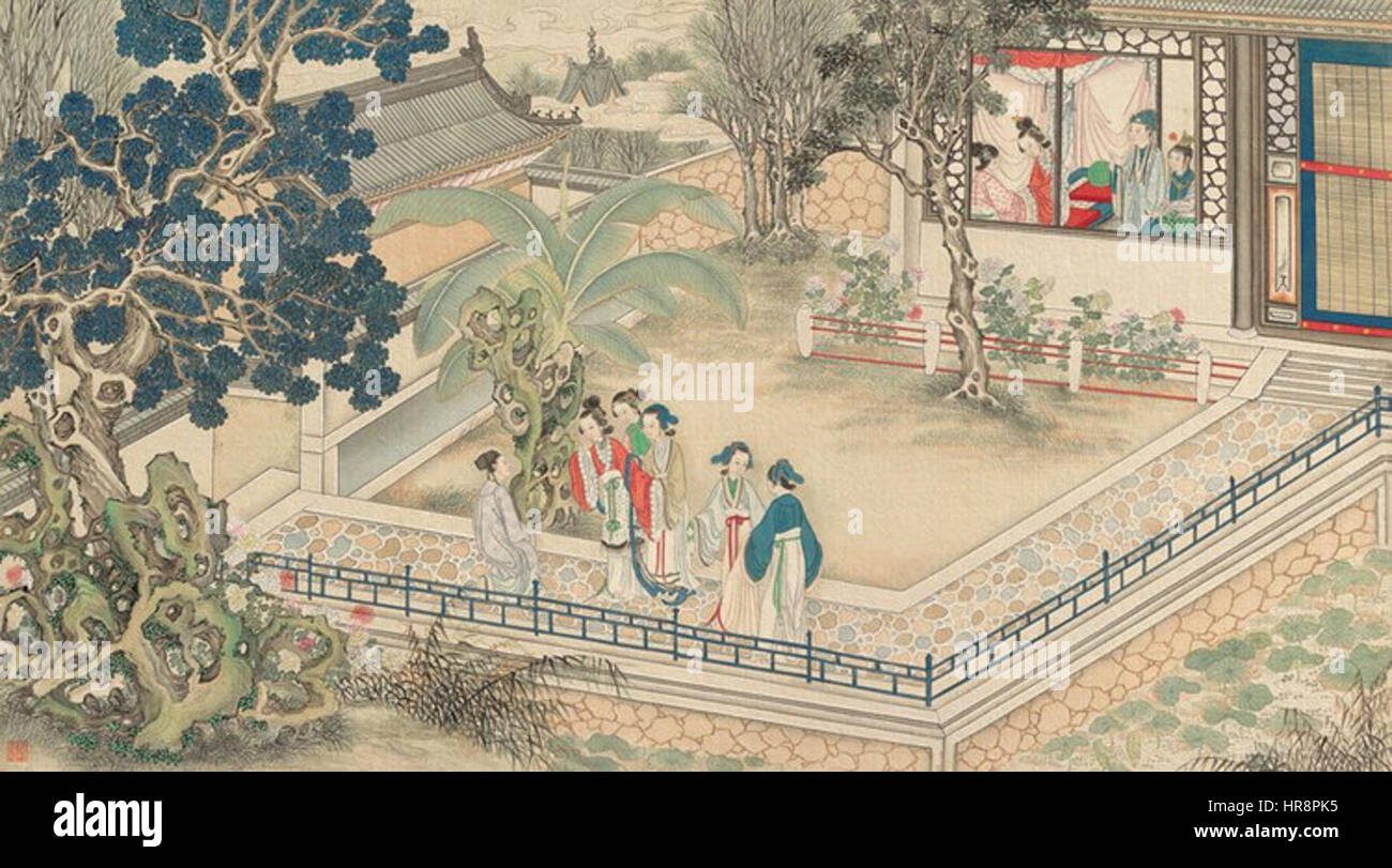 Sun Wen Red Chamber 10 Stock Photo - Alamy