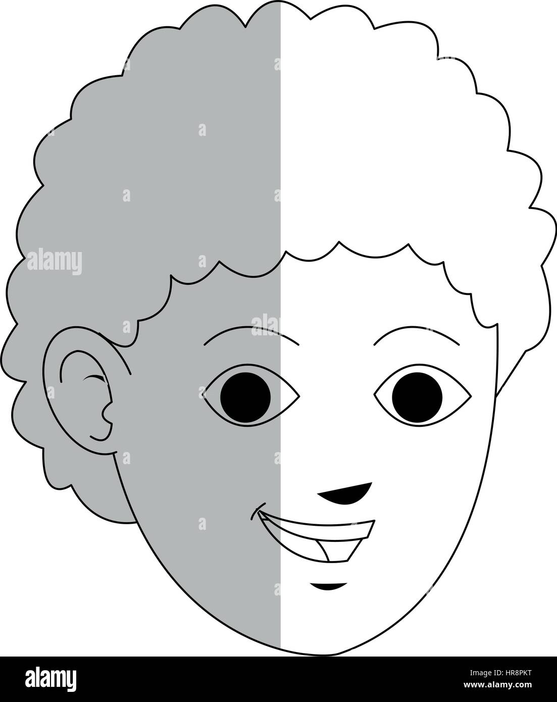 face of handsome young man icon image Stock Vector Image & Art - Alamy