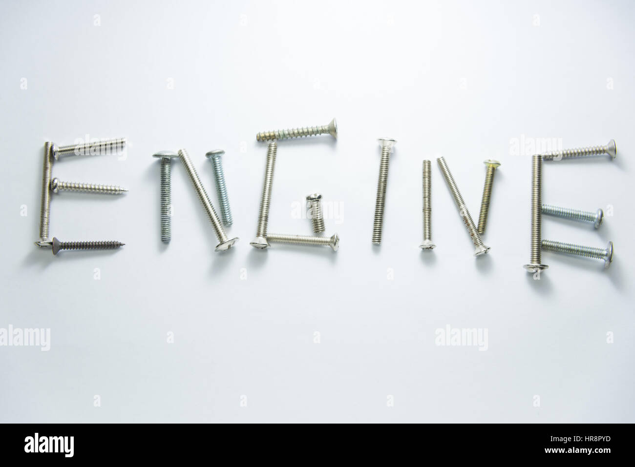 Mechanical word made from hi-res stock photography and images - Alamy