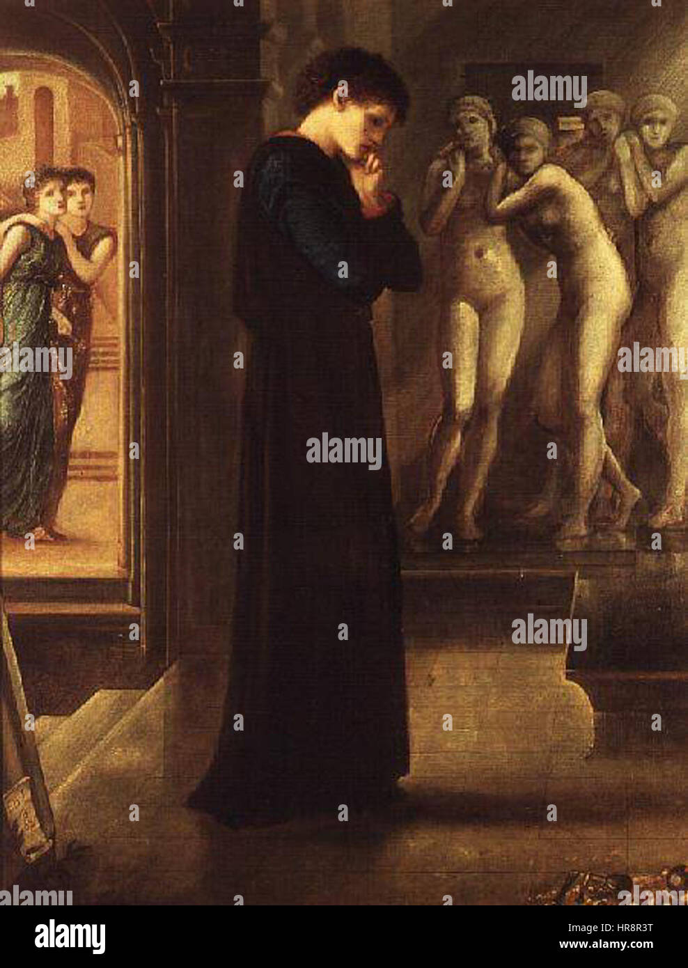 'The Heart Desires, Pygmalion' by Edward Burne-Jones illustrates the ...