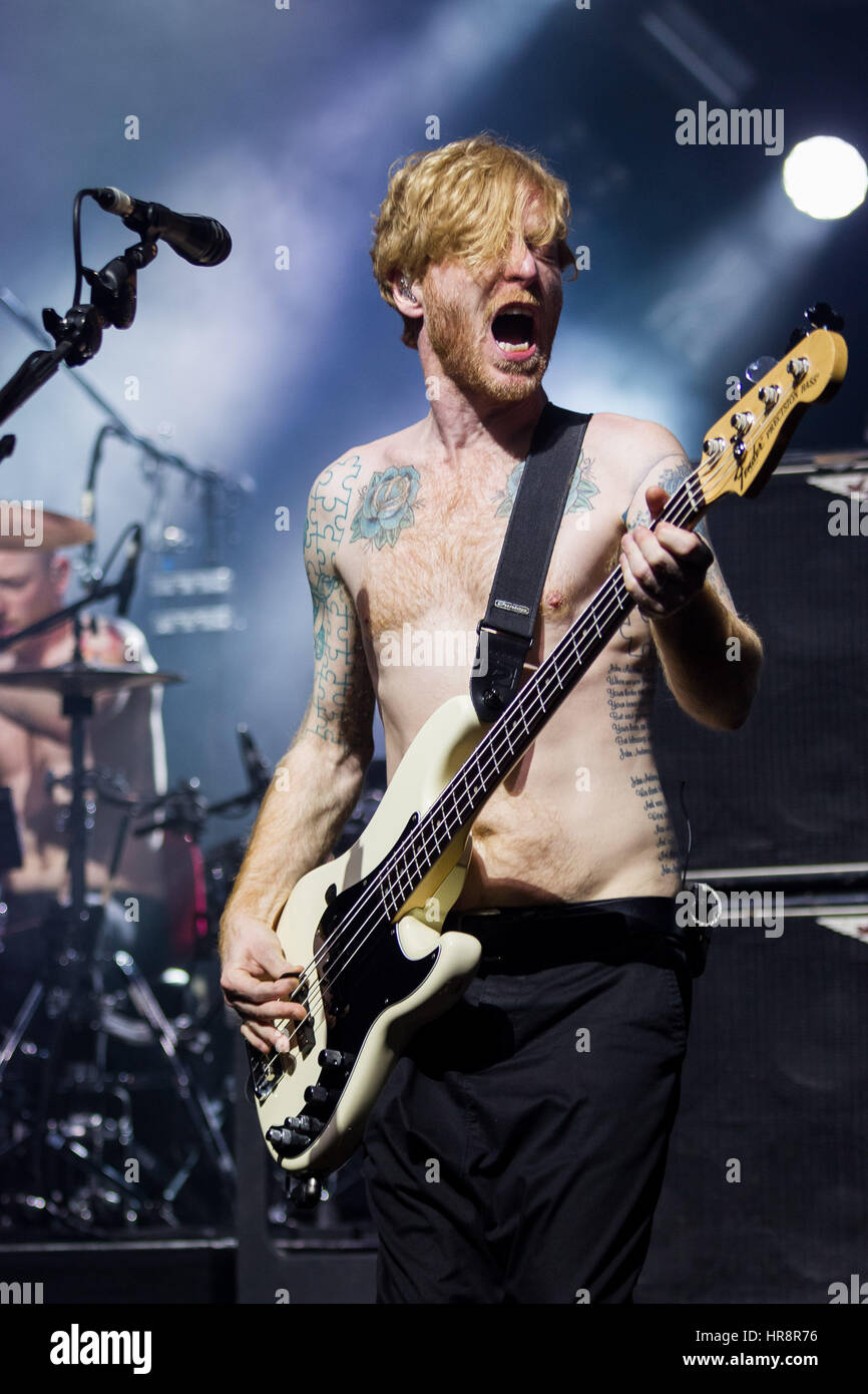 Biffy Clyro performs live at the Coliseu dos Recreios Featuring: Simon ...