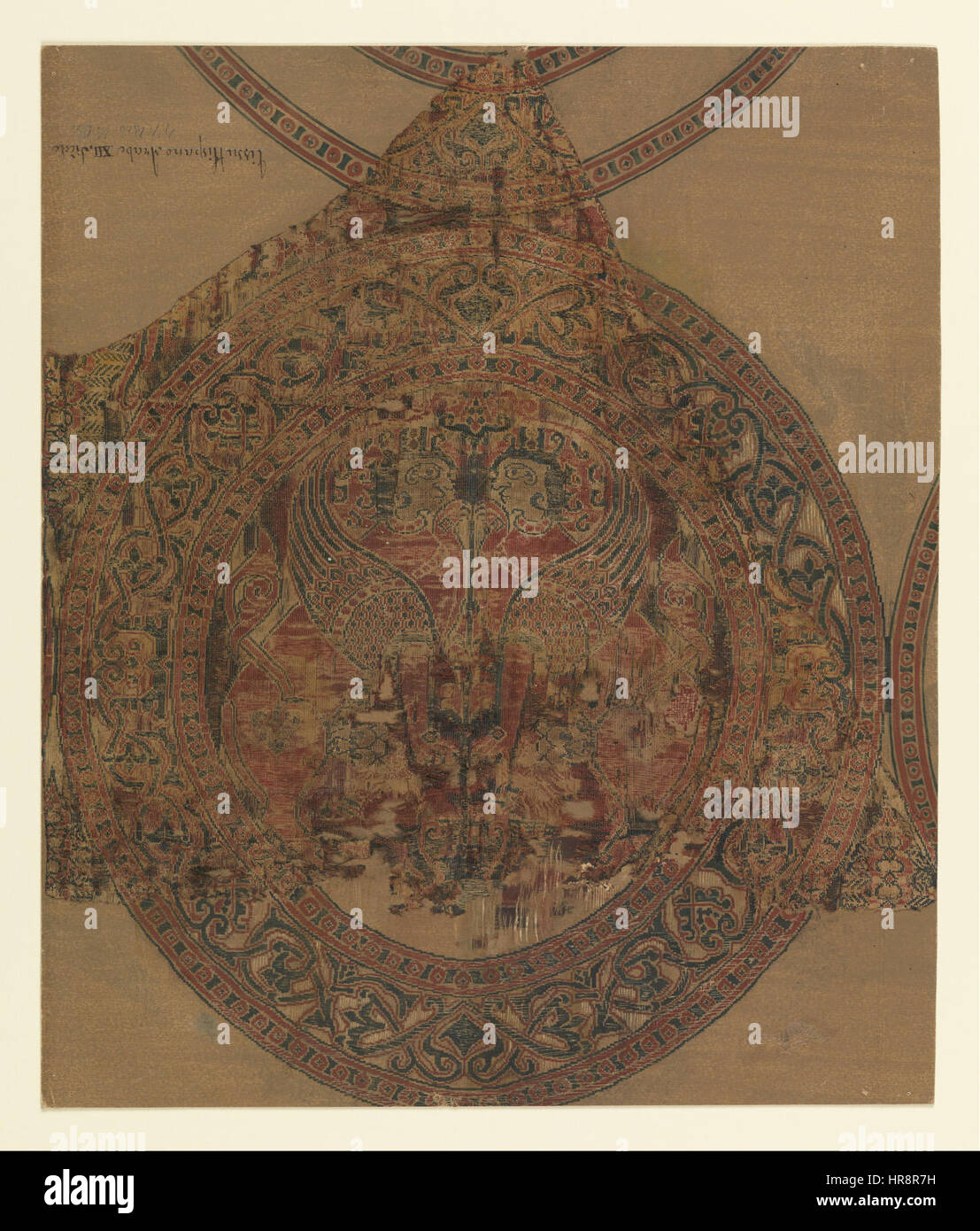 This textile is an example of historical fabric used for clothing or ...