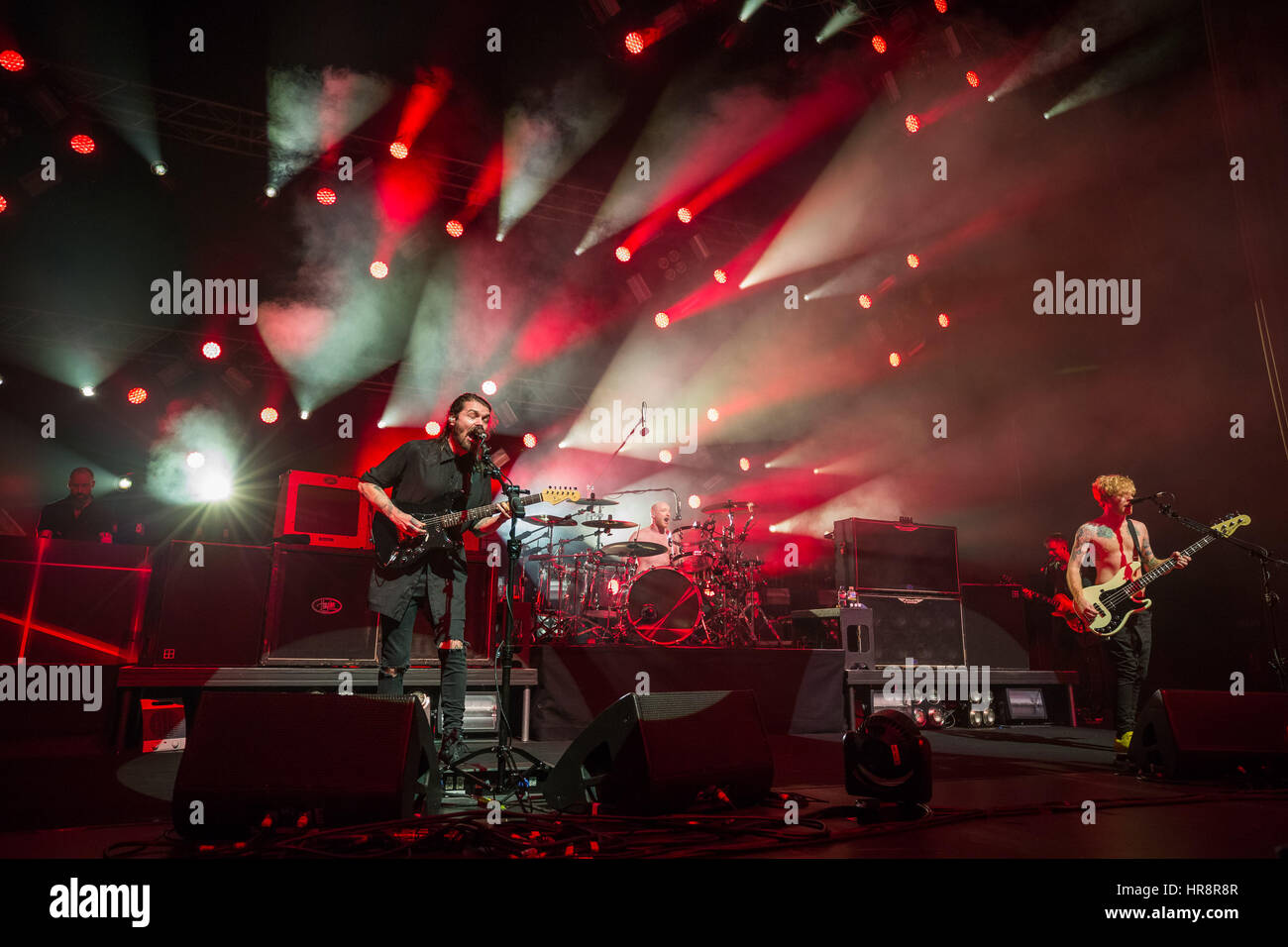 Biffy Clyro performs live at the Coliseu dos Recreios Featuring: Biffy ...