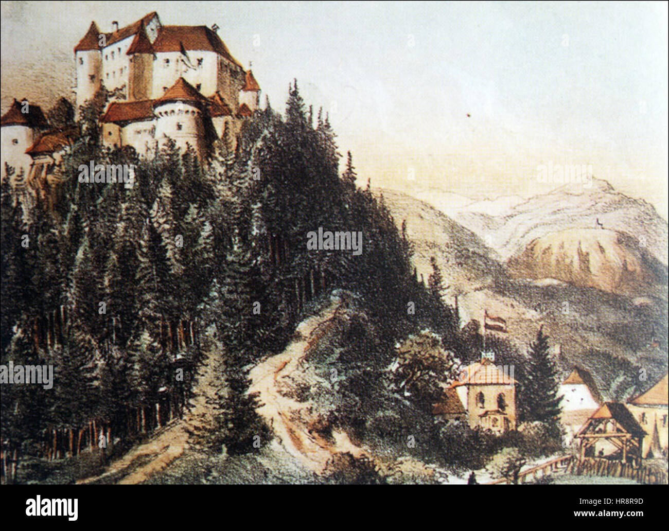 Velenje Castle 1860 (2 Stock Photo - Alamy