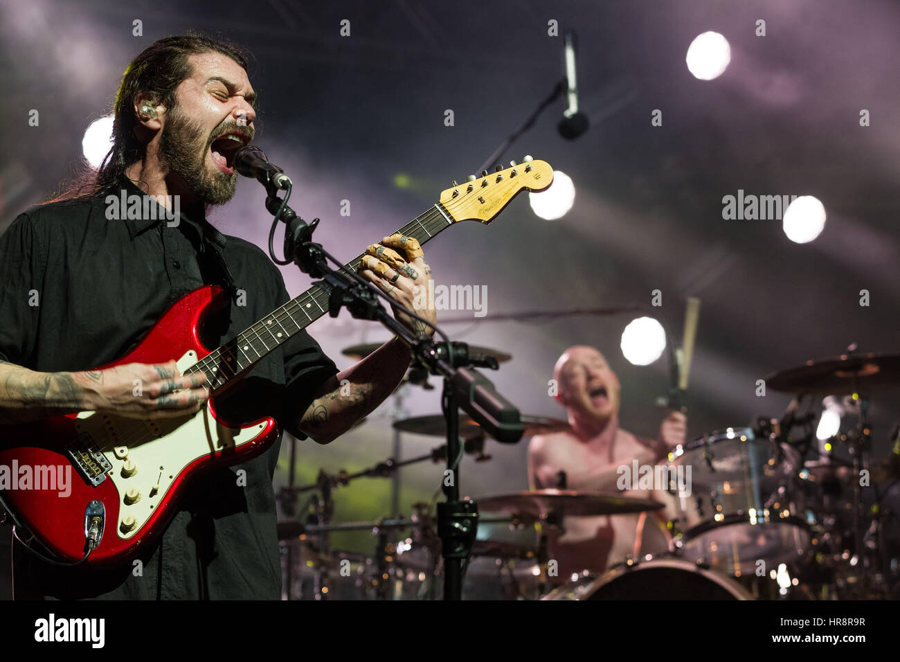 Biffy Clyro performs live at the Coliseu dos Recreios Featuring: Biffy ...