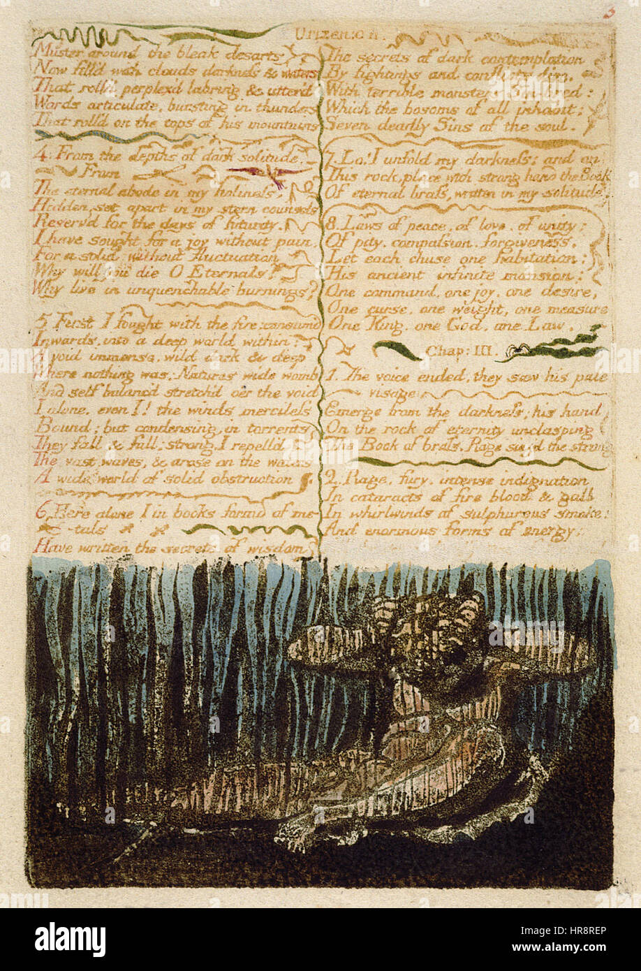 The 'First Book of Urizen' by William Blake is a key work in the poet’s ...