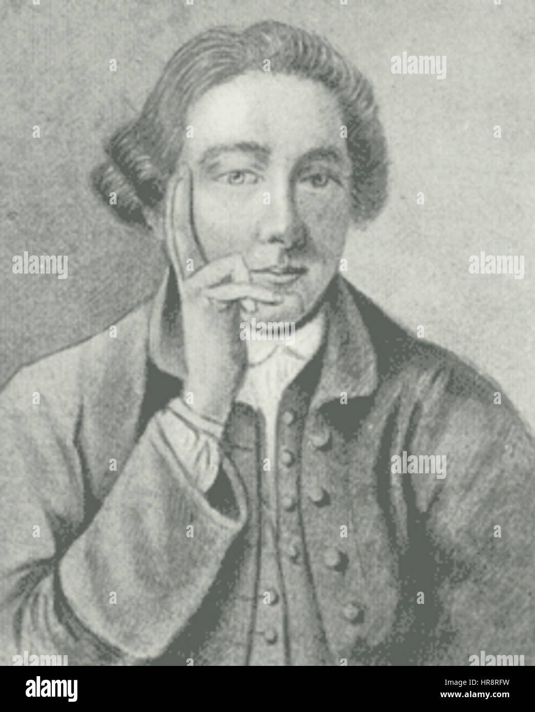 Thomas Chambars, chalk drawing Stock Photo - Alamy