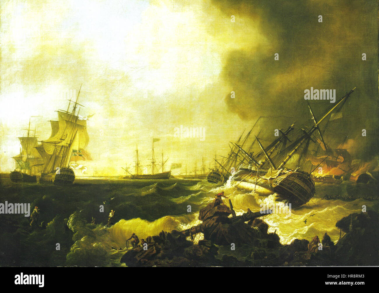 Battle of quiberon bay 1759 hi-res stock photography and images - Alamy
