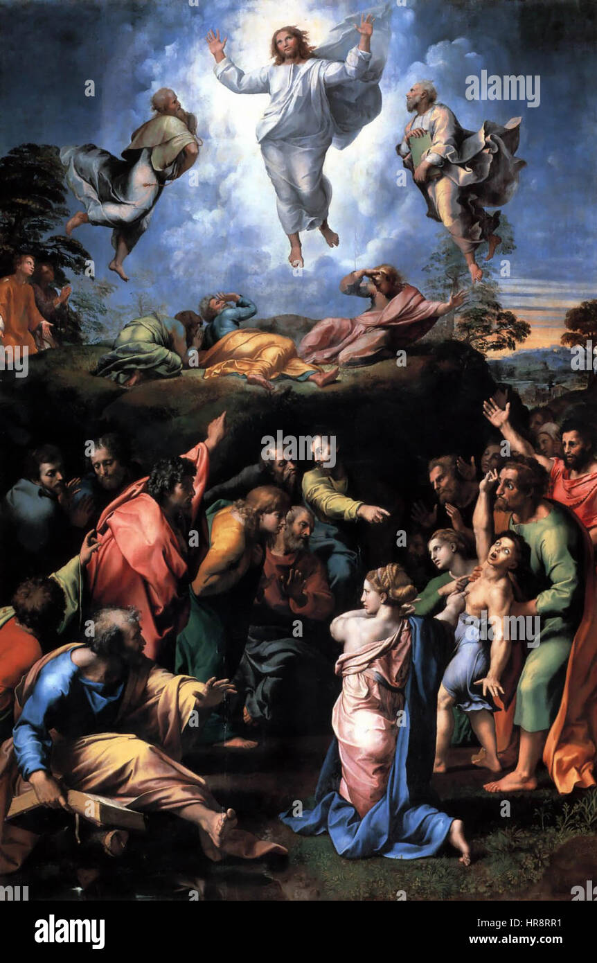 'Transfiguration' by Raphael depicts the biblical scene of Christ’s ...